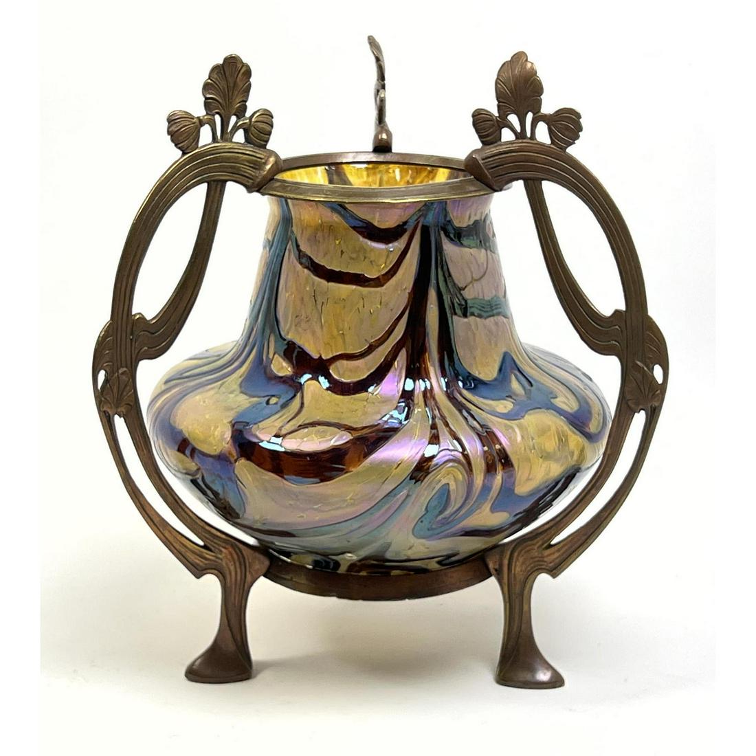 Art Nouveau Loetz style Art Glass Vase. Art Nouveau Met - May 10, 2022 ...