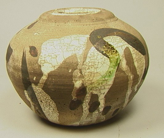 Walter Dexter Art Pottery Vase. Signed.