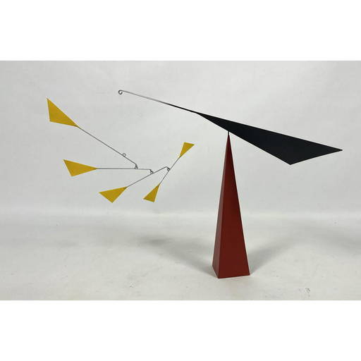 Contemporary Scott Capp '23 Metal Kinetic Sculpture. Red Stabile ...