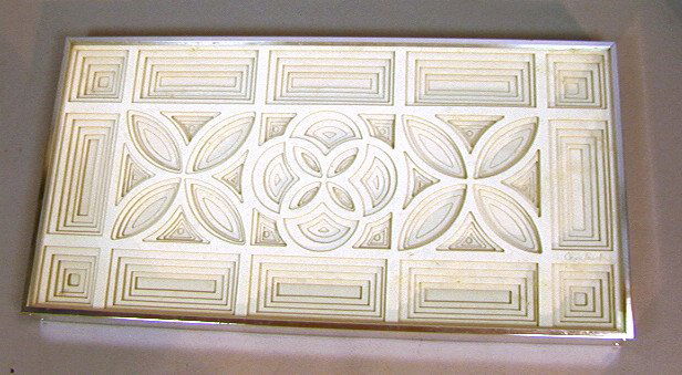 Greg Copeland 1973 Layered Paper Sculpture. Fram