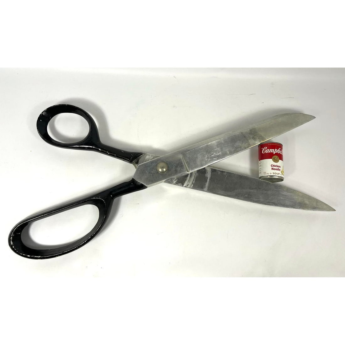 Pr 36" Super Sized Metal Scissors. Giant Scissors Work. Auction