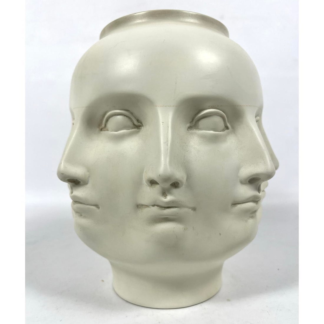 Fornasetti Style Face Vase. Tms 2005. Molded Resin Perpetual Face Vase ...