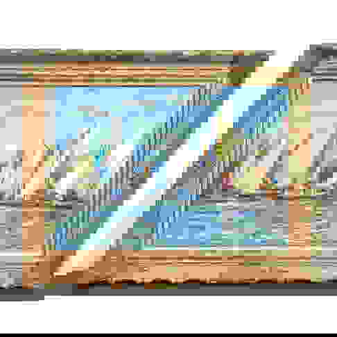 W. Schultz Harbor Sails Painting On Canvas. Impressionist. Schultz ...