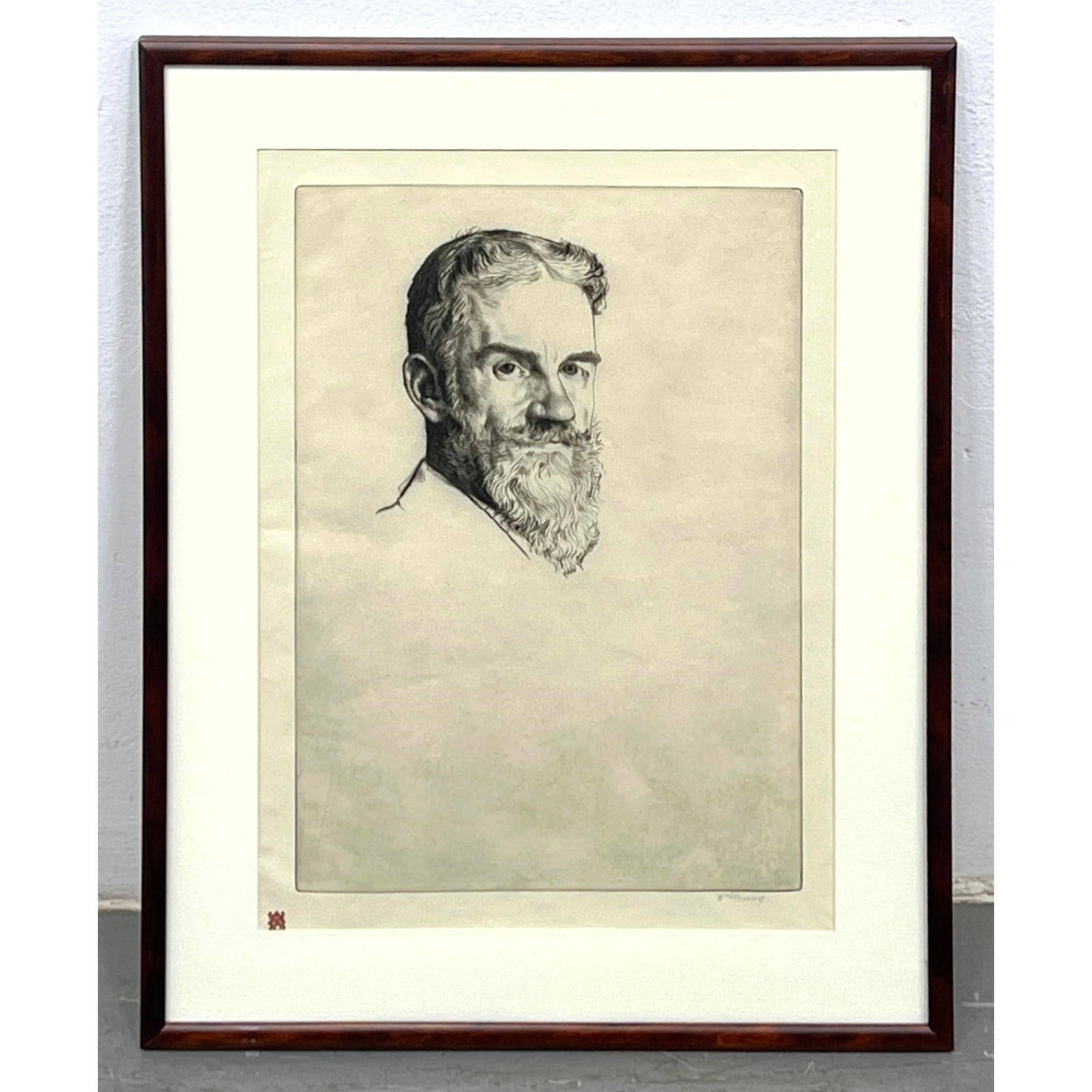 William Strang Scottish, 1855-1921 George Bernard Shaw Portrait Etching ...