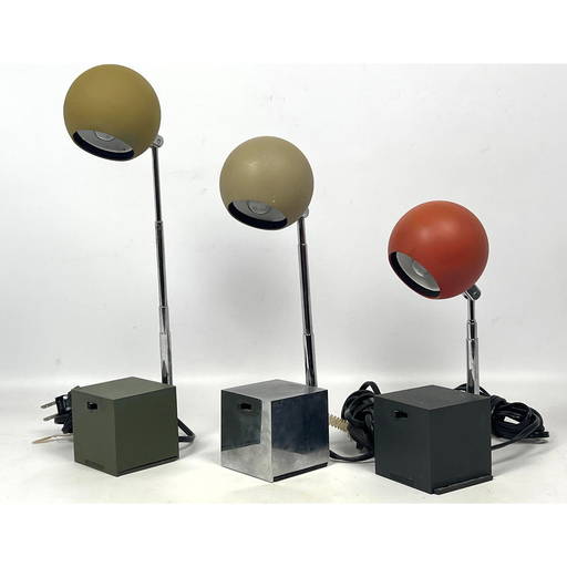 3pc Vintage Michael Lax Lightolier Lytegem Mid Century Modern ...