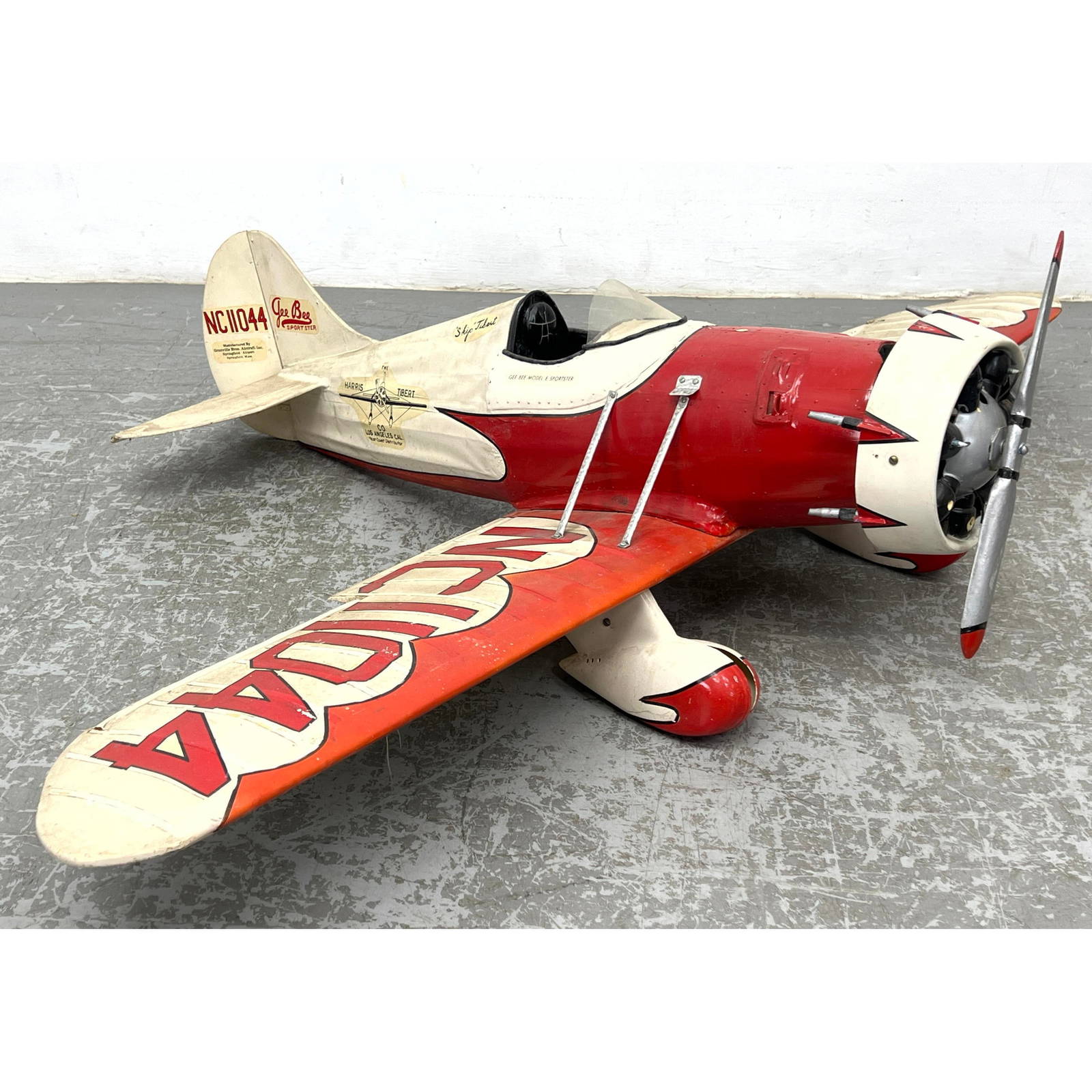 Vintage Gee Bee Model E Sportster Model Airplane. Vinyl Stretched Over ...