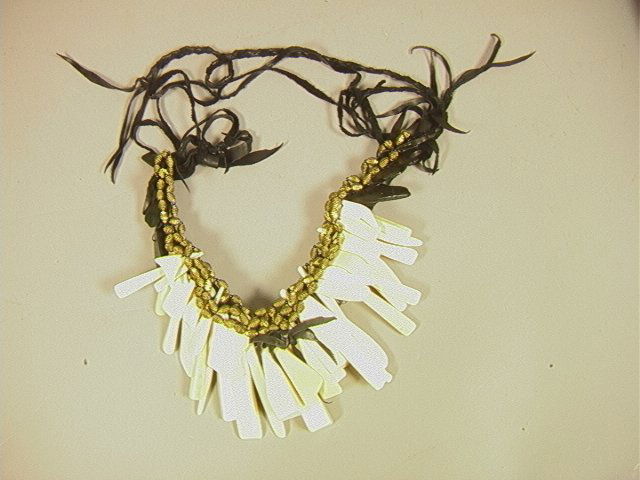 Ivory Studio Craft Necklace. Natural Form Ivory.