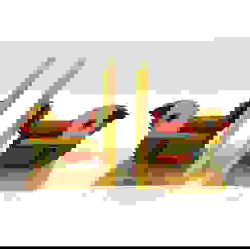 Italian Alabaster Carved Bird Bookends. Auction