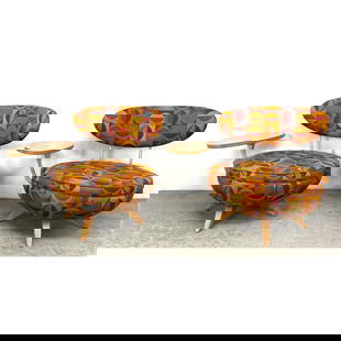 Art Deco, Barrel Chairs (2) Auction