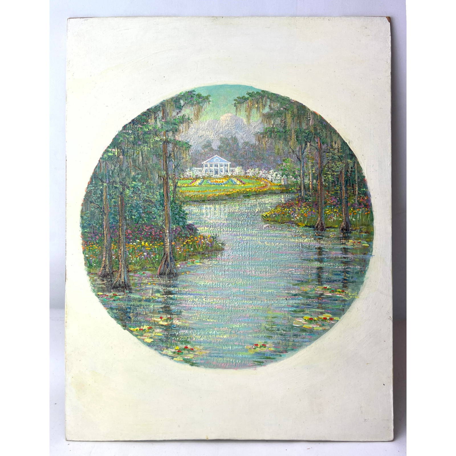 George Bleich Impressionist Painting On Masonite. From The Franklin ...