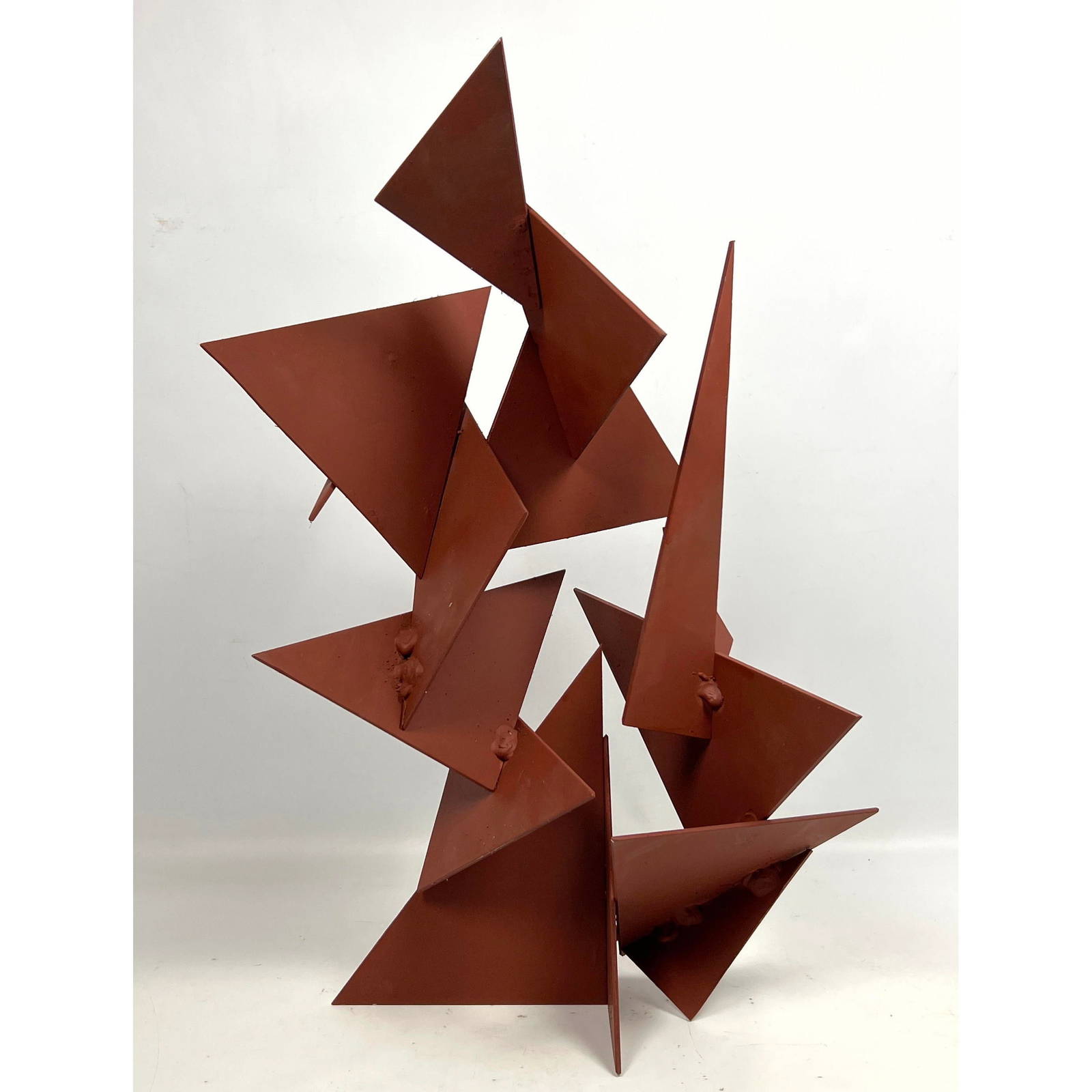 Joe Seltzer "red Triangles", 16 Triangles Of Various Sizes Of Found ...