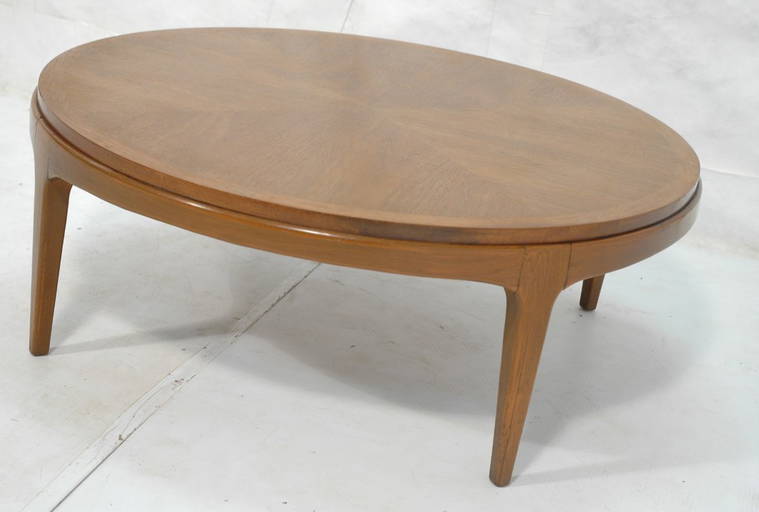 LANE Round Coffee Cocktail Table. Banded Top with - Feb 04, 2014 ...