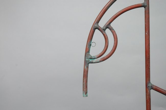Copper Tubing Figural Sculpture of Bird. Neat mod : Lot 45