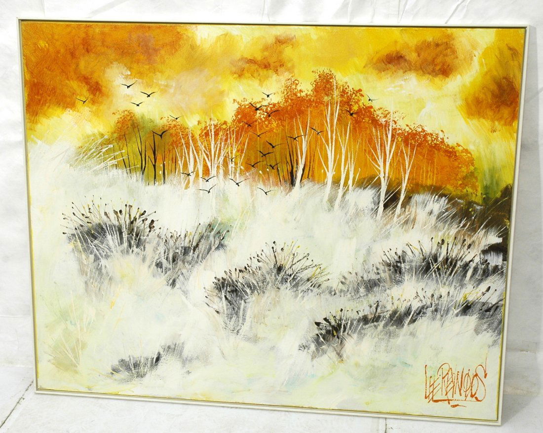 Large LEE REYNOLDS Oil Painting on Canvas. Landsc - Mar 18, 2014 ...