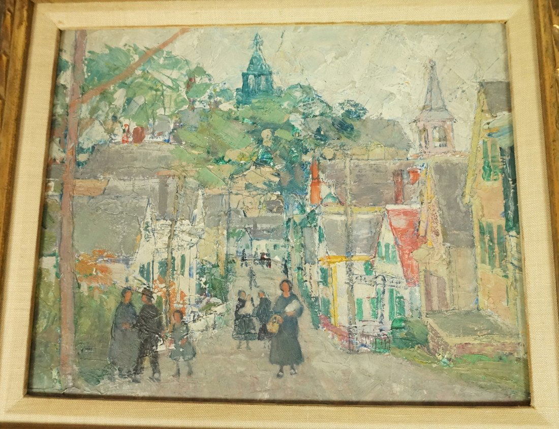 NANCY MAYBIN FERGUSON "Philadelphia Ten" Oil Painting