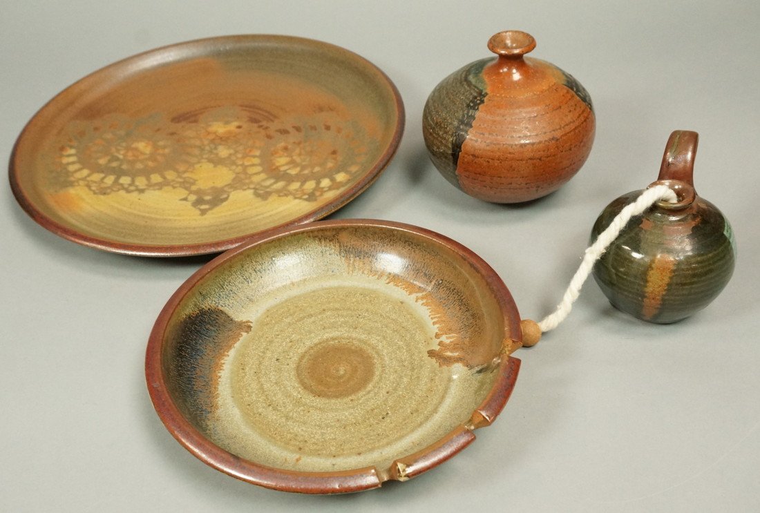 4pcs RAYMOND GALLUCCI American Studio Pottery Lot