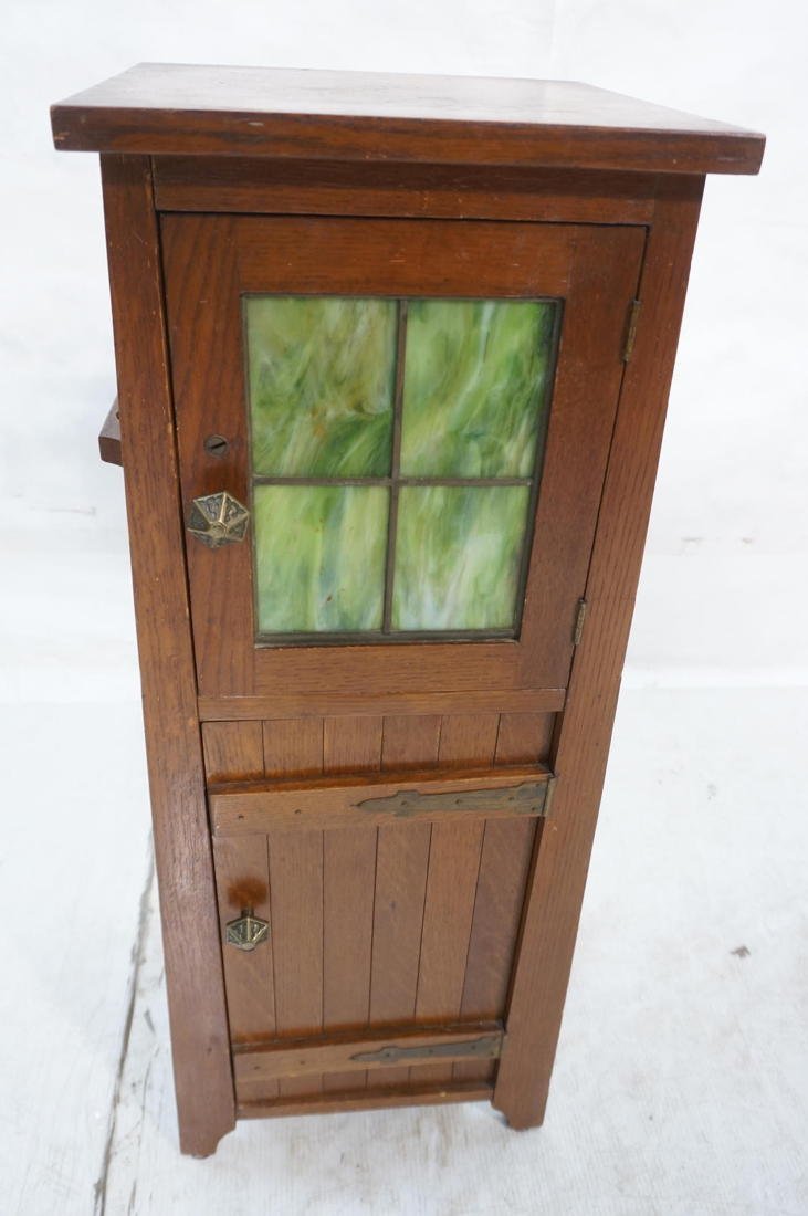 ARTS & CRAFTS Mission Oak Smoking Stand. Lakeside