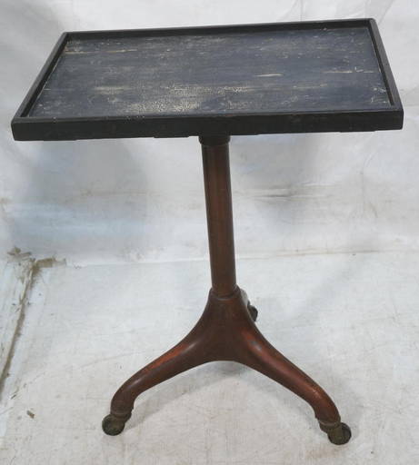 Industrial 3 Legged Roll Around Table Cart. Heavy