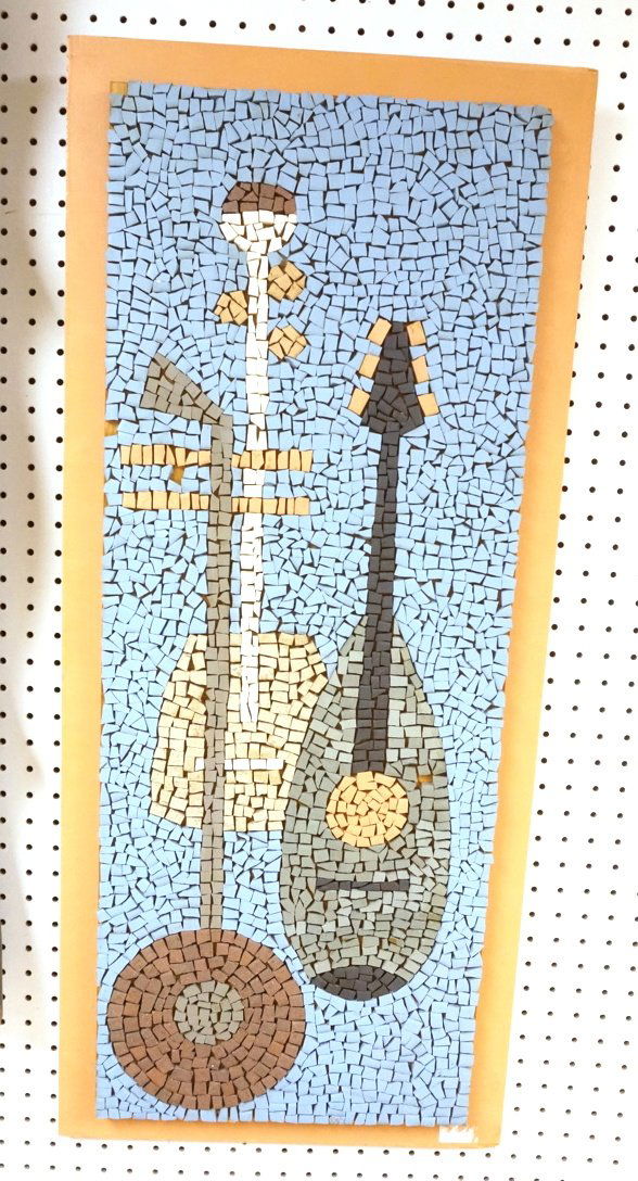 Modernist Tile Mosaic. Musical Instruments. Mount - Apr 28, 2015 ...