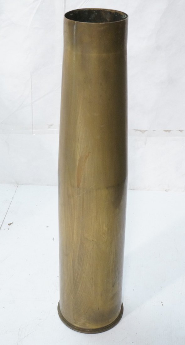Large Brass Artillery Shell. 120mm 125 1954.