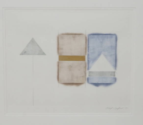 Michael Smallwood 78 Geometric Pencil & Watercolo