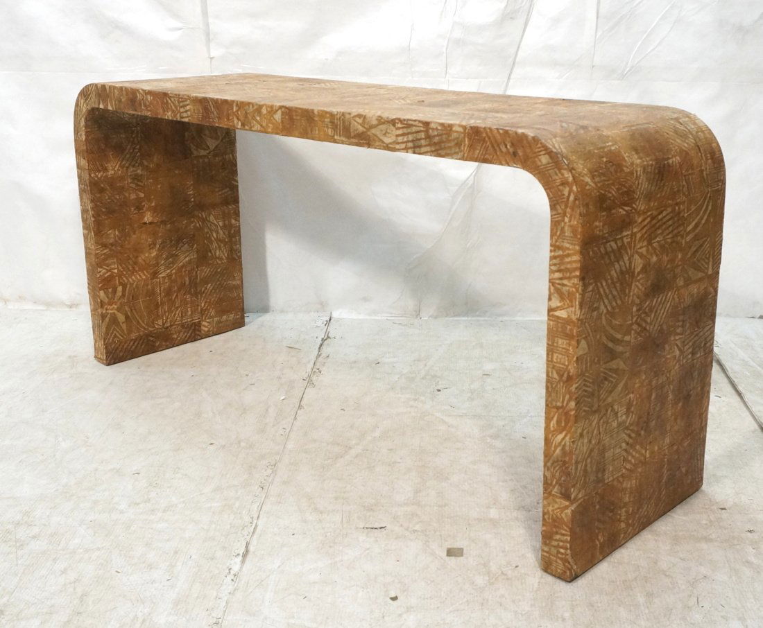 Carl Springer Style Hall Console Table. Decorativ