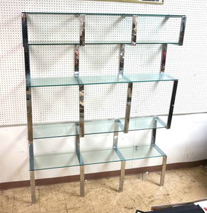 Wall Mounted Glass Shelf System