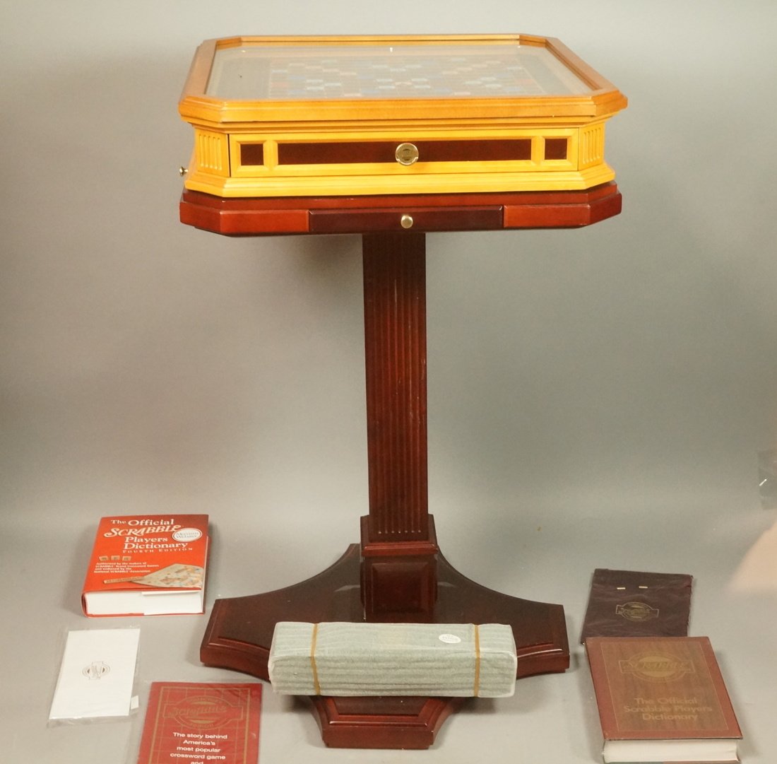 Franklin Mint "scrabble" Game With Stand. The Cla