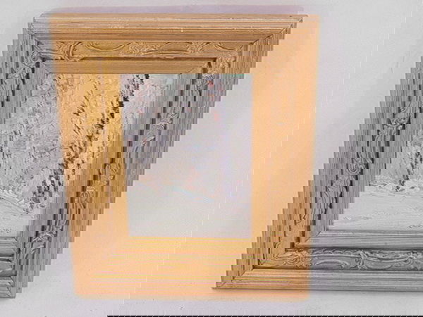 428: C RICCIARDI 67 Bucks County Winter Scene Oil Paint