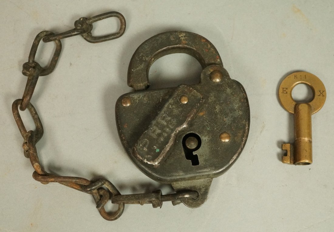 PRR Iron Lock. Penna Railroad Lock & Key. SLAYMAK - Aug 23, 2016 ...