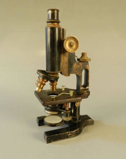 Victorian Era Black Microscope