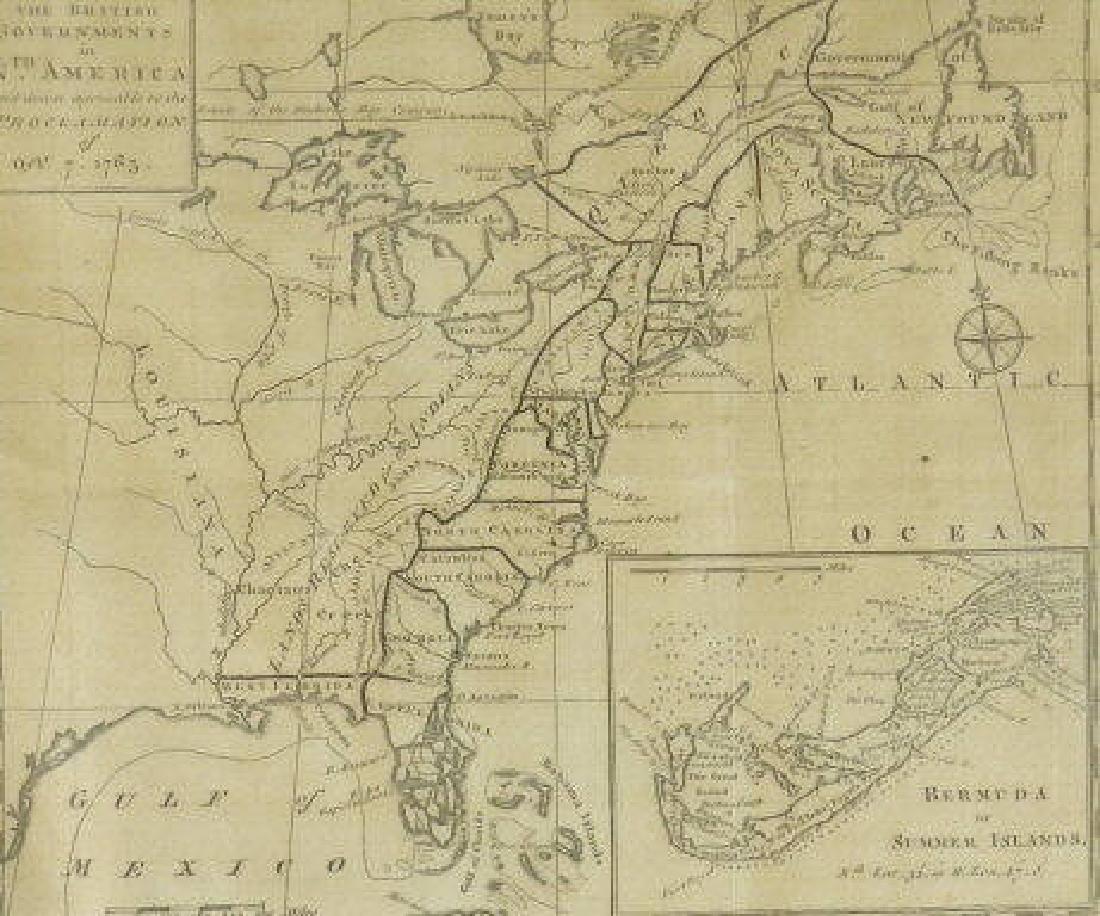 Map Dated 1763 Royal Proclamation