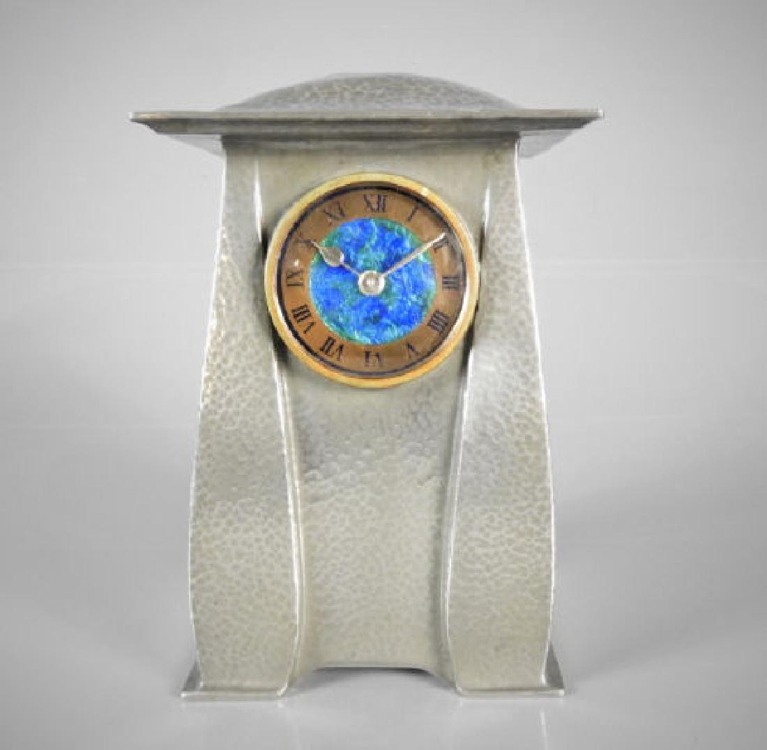 ARCHIBALD KNOX TUDRIC PEWTER CLOCK