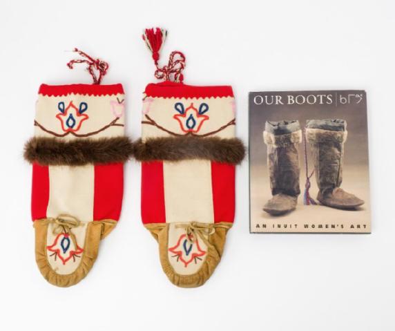 Pair Of Inuit Mukluks & Inuit Art Book (#0075) on Nov 26, 2021 ...