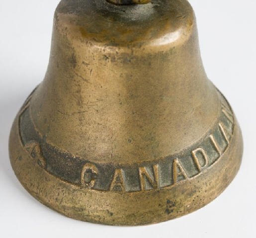 Brass Canadian Beaver Cow Bell