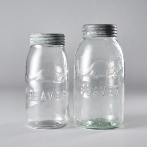 Beaver Preserve Jars