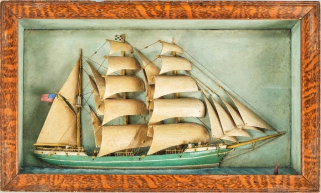 Half Model Ship Diorama Auction