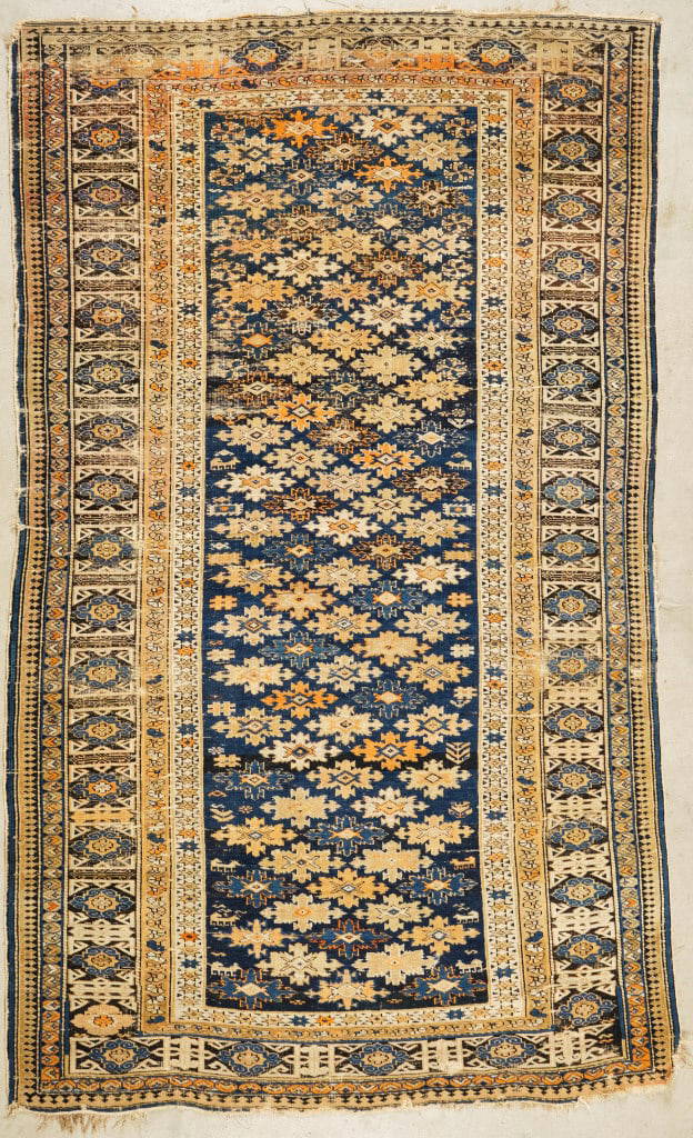 Antique Caucasian Kuba Long Rug Auction