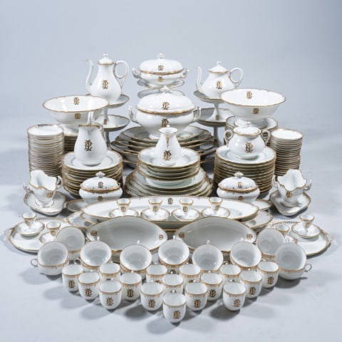 Extensive Charles Pillivuyt Paris Tableware Set Auction