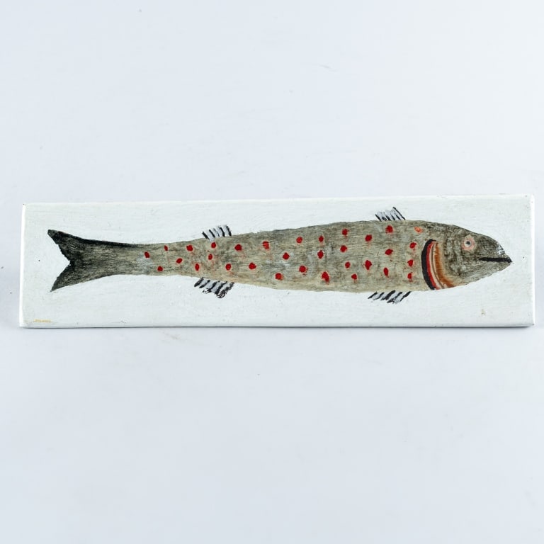 Folk Fish Painting Auction