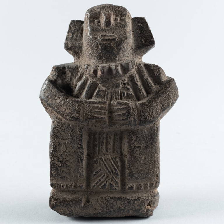 Pre-columbian Stone Carved Figure Auction
