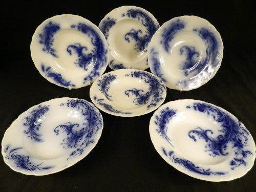 Wentworth Flow Blue Pottery England