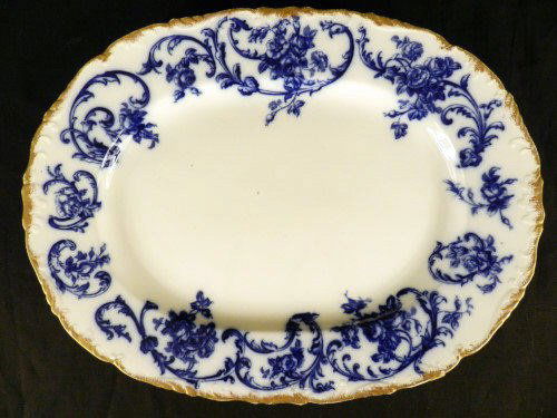 Cauldon Flow Blue Pottery England