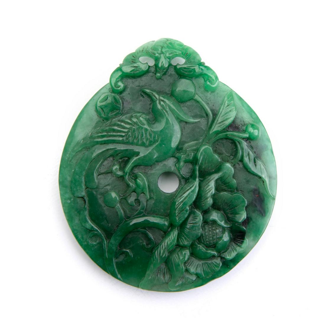 JADE BI DISK (#0398) on Dec 21, 2022 | Steven's Art & Antiques in CA