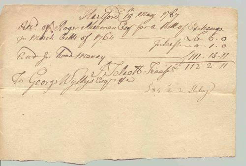 4245: ROGER SHERMAN AUTOGRAPH DOCUMENT SIGNED
