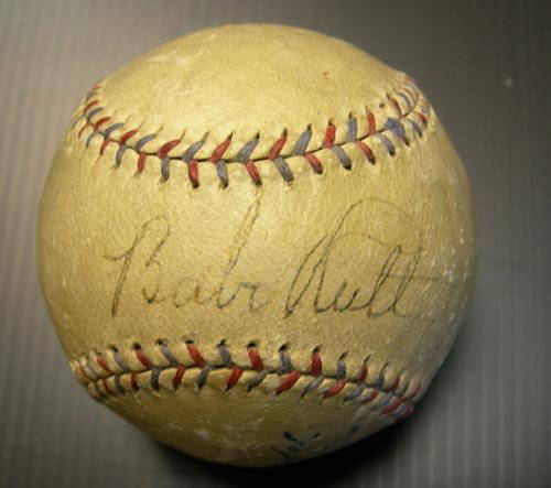 Babe Ruth & Lou Gehrig Signed Official Ball Psa