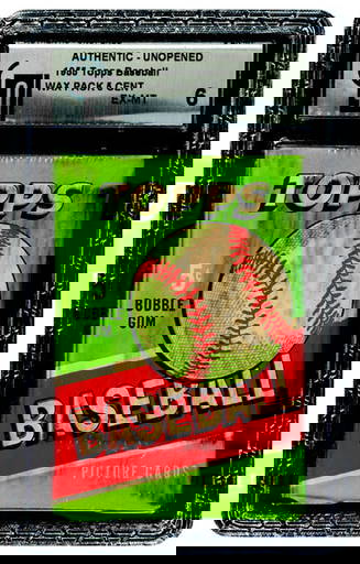 1955 Topps Baseball Unopened 5 Cent Wax Pack