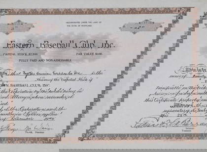 EAC Gallery & UA Fine Sports Autographs 2005-08-24 Auction - 157 Price ...