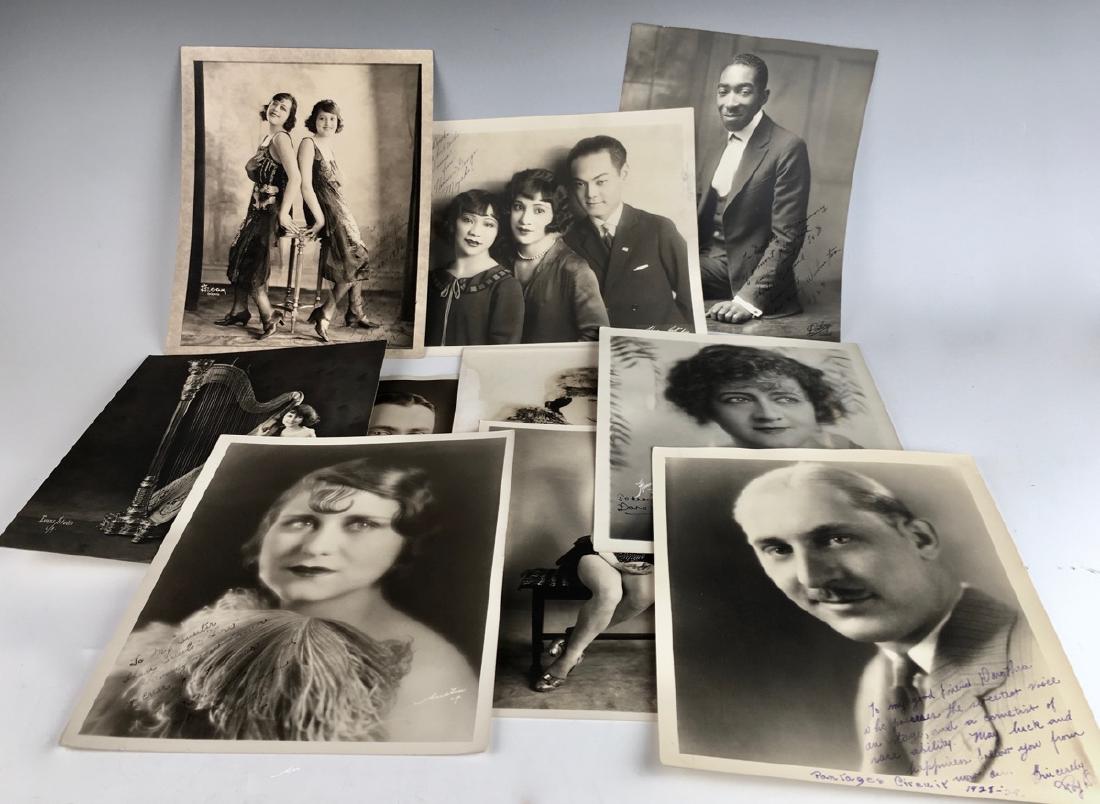 10 Silent Screen Movie Actors Original Photos