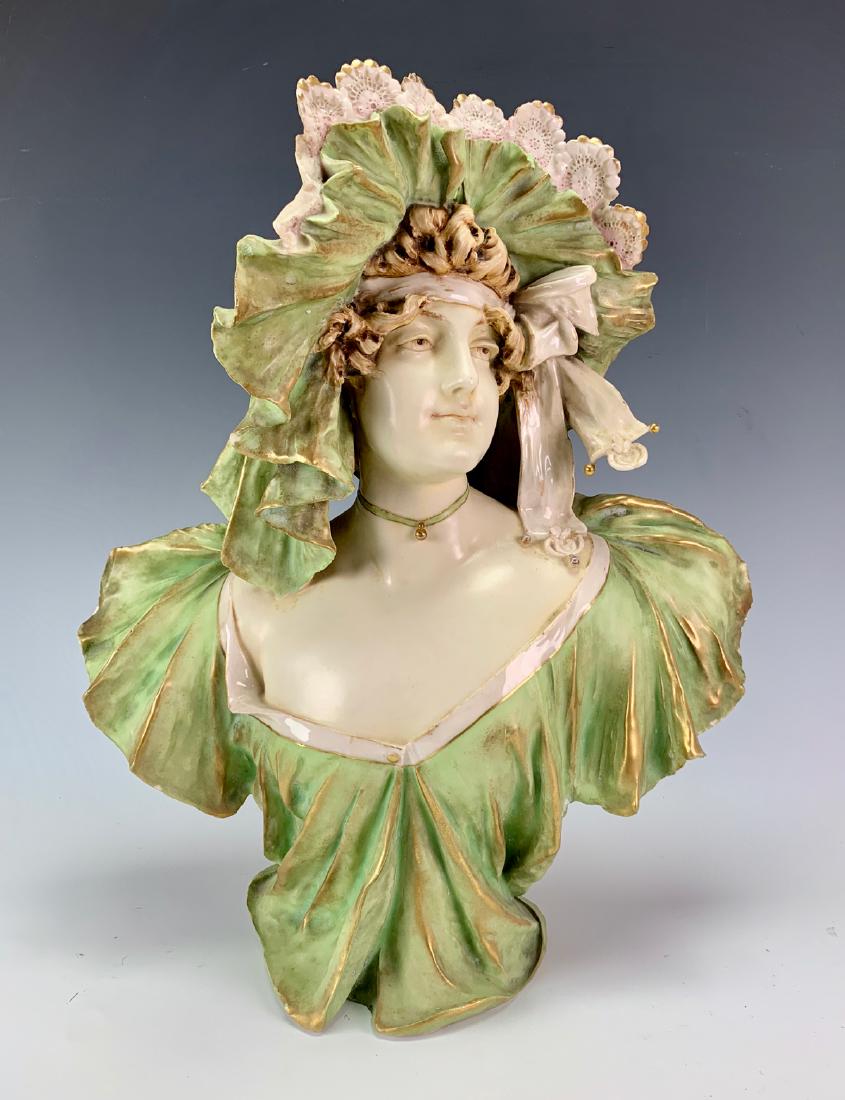 Amphora Art Nouveau Bust of a Lady